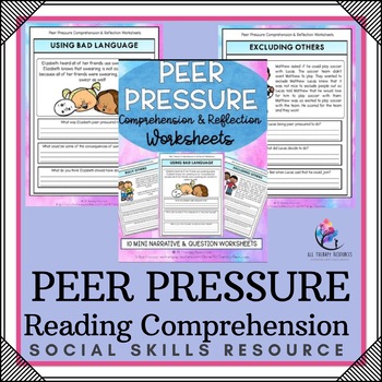 PEER PRESSURE Reading Comprehension & Questions I Worksheets | Made By ...