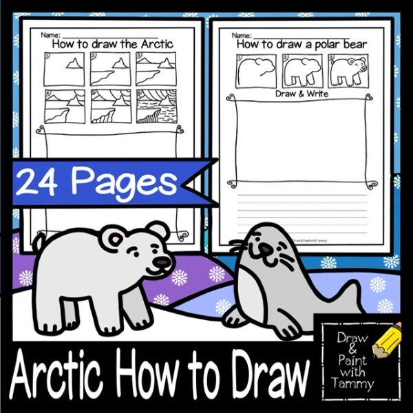How to Draw Arctic with Draw and Write Pages - Made By Teachers