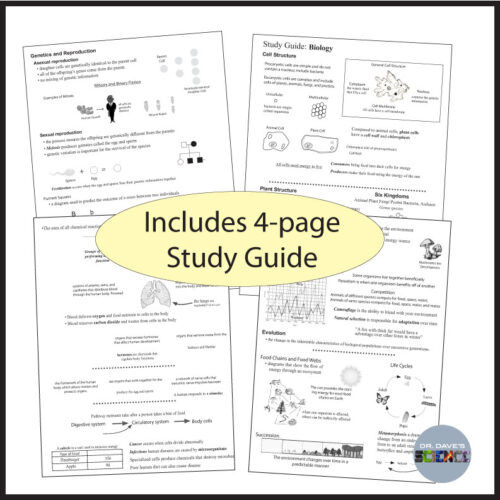 Life Science Test Prep and Biology Exam Study Guide Bundle - Made By ...