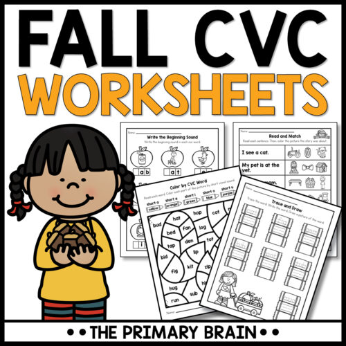 Fall CVC Words Worksheets | Made By Teachers