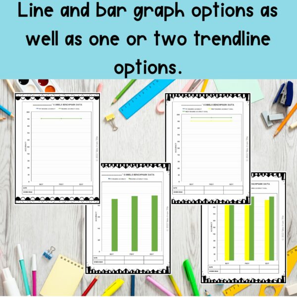 DIBELS Reading Accuracy Student Data Tracking Bundle: 3 - 5 Printable ...