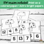 FREE Fall Math Activities Leaves Counting Cards - Made By Teachers