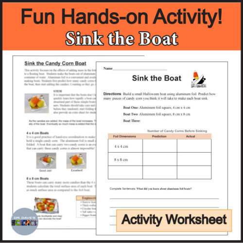 Halloween and Thanksgiving Science, Candy Corn Boats - Made By Teachers
