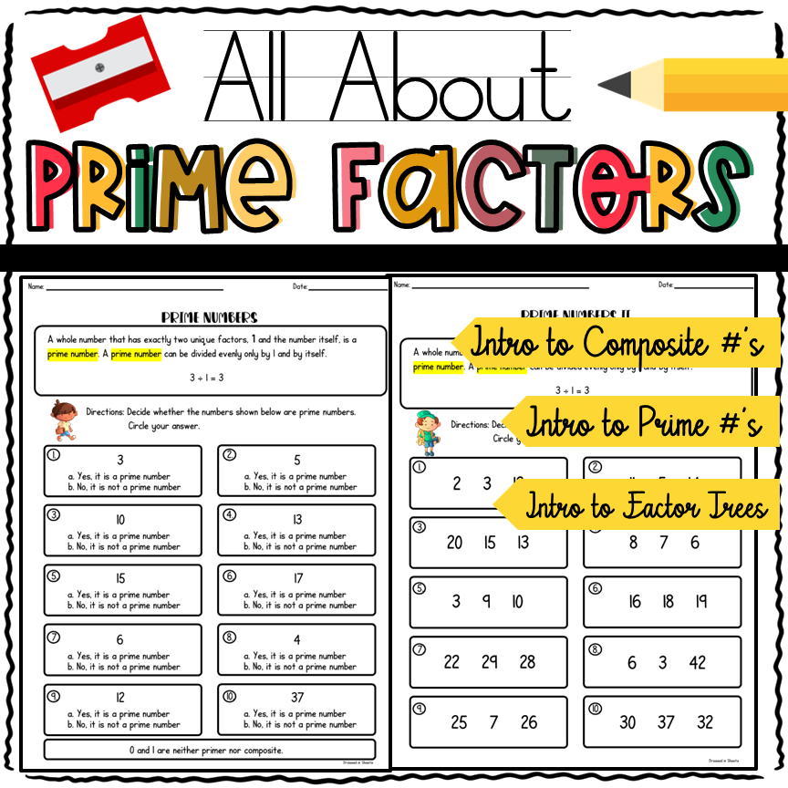 All About Prime Factors Printables | Made By Teachers