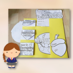 Thanksgiving Day Lapbook with Reading Comprehension Activities - Made ...