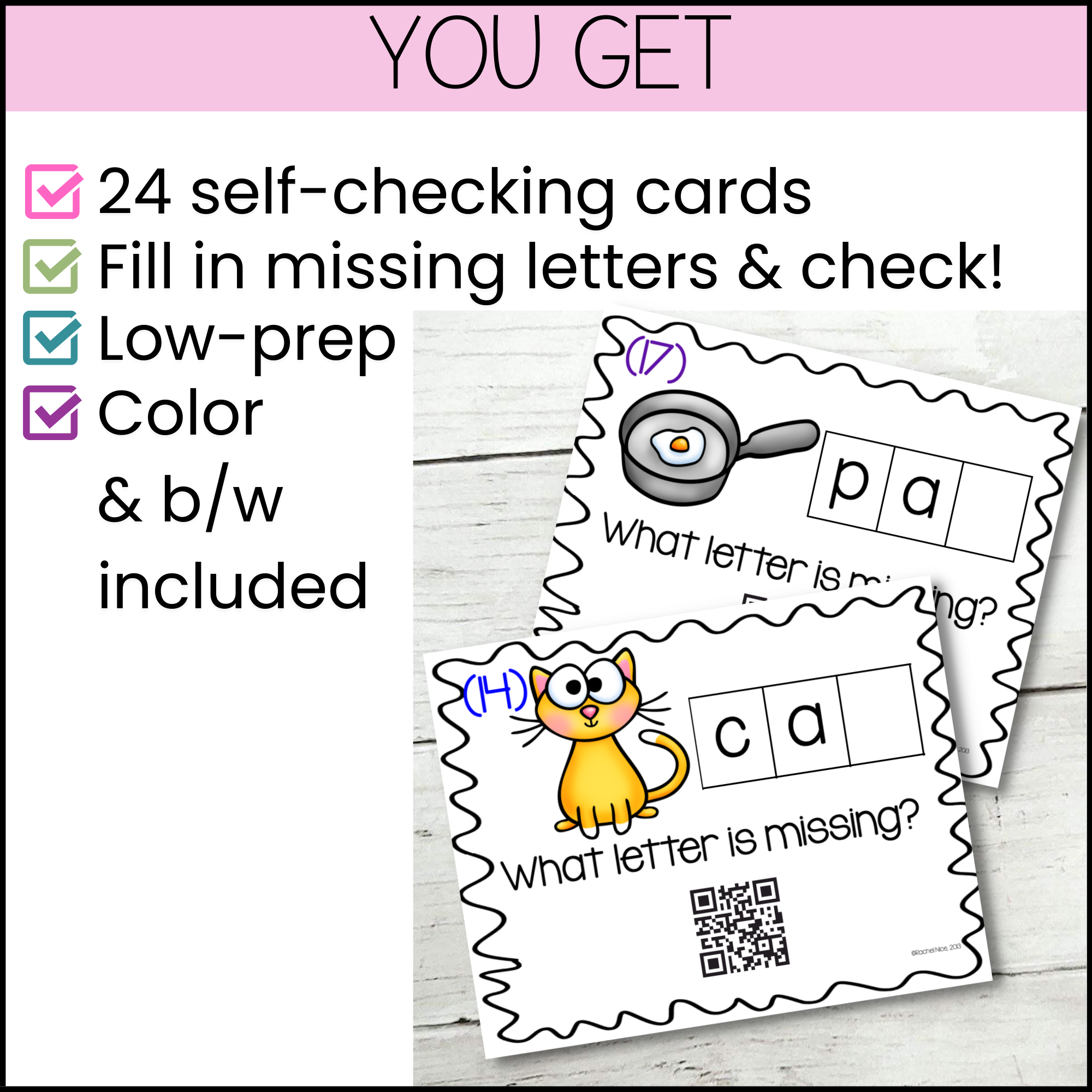 CVC Words for Kindergarten Literacy Centers or Morning Work - Short A ...