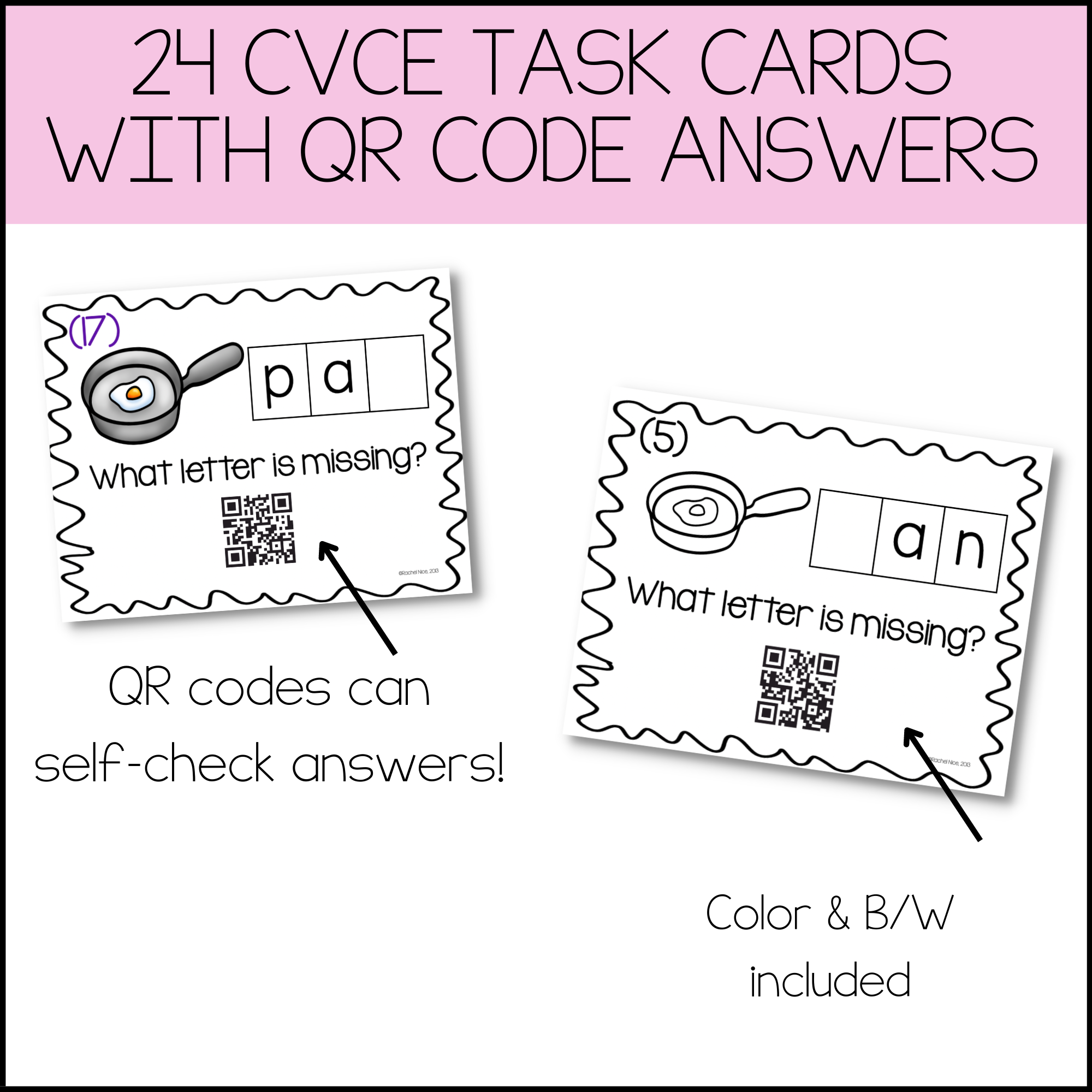 CVC Words for Kindergarten Literacy Centers or Morning Work - Short A ...