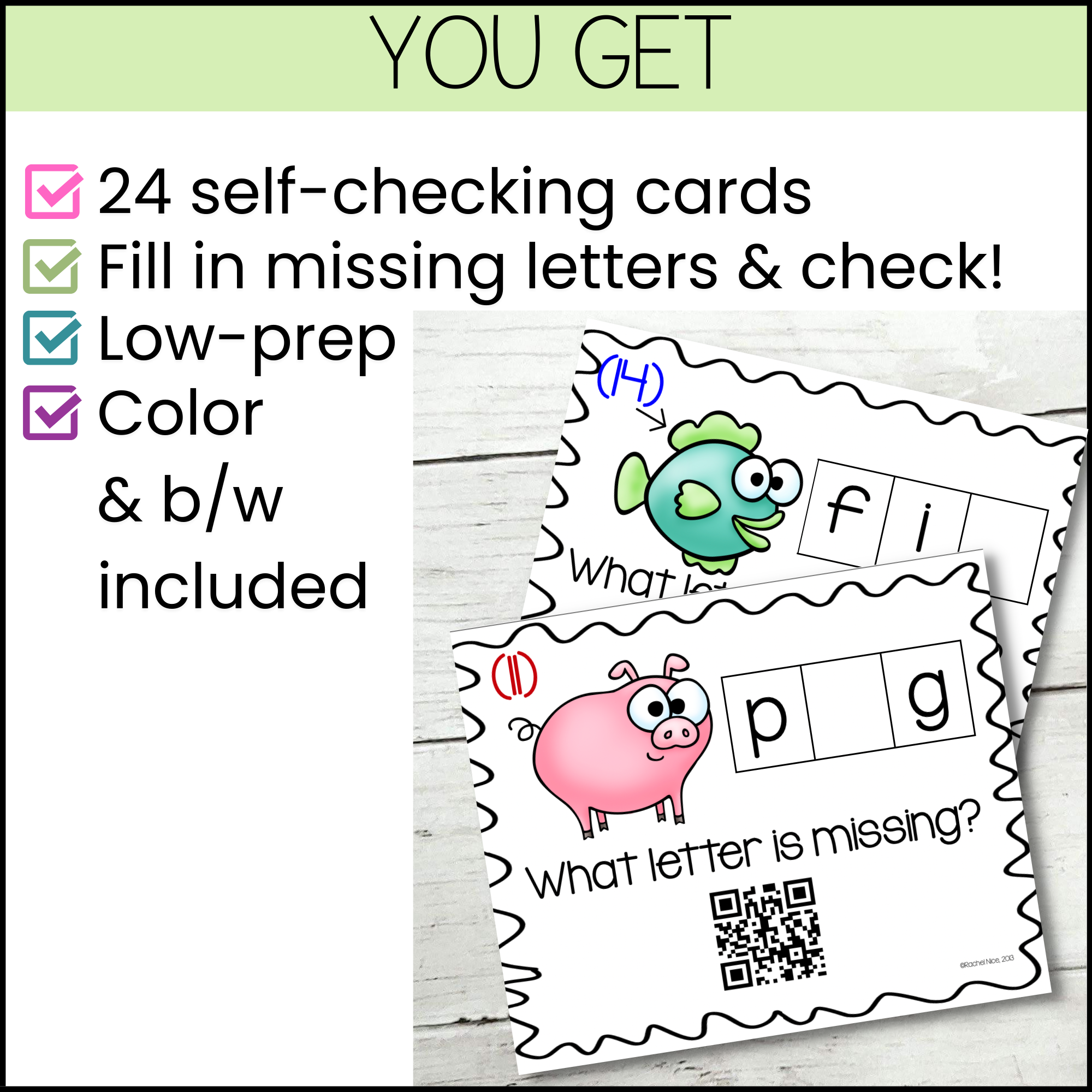 CVC Words for Kindergarten Literacy Centers or Morning Work - Short I ...