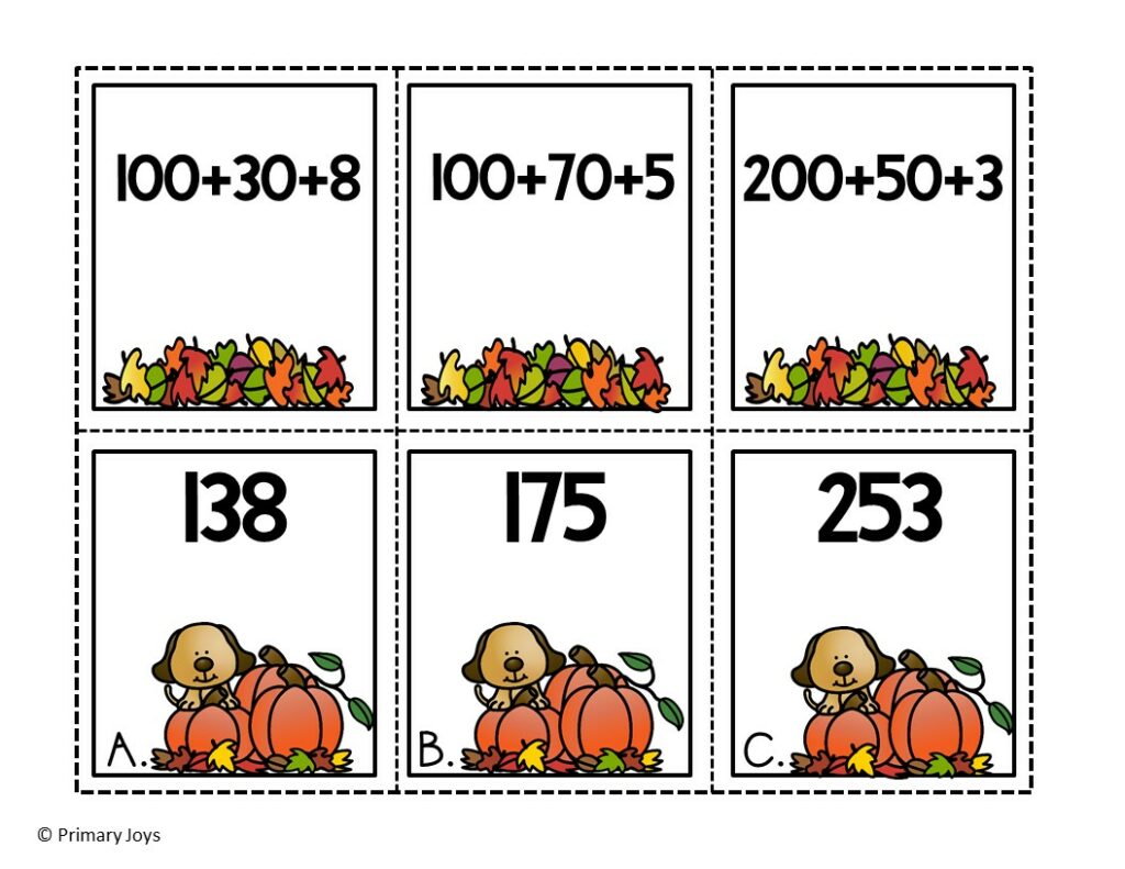 Fall Math Centers - Made By Teachers