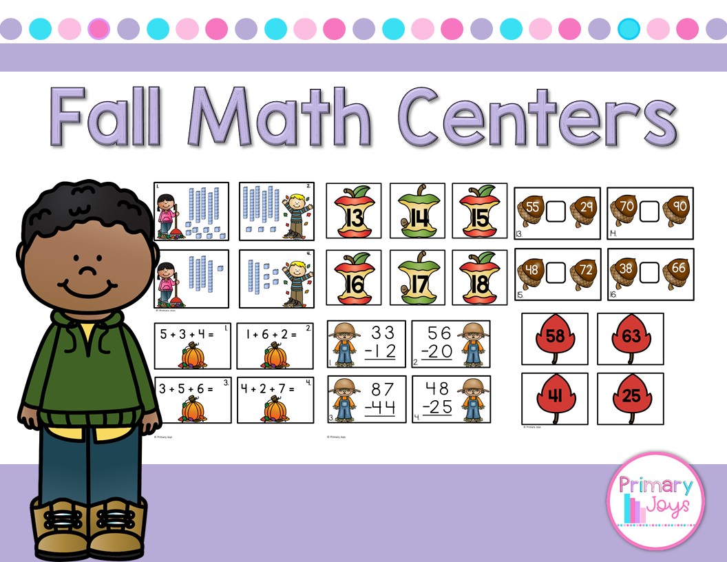 Fall Math Centers | Made By Teachers