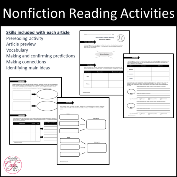 Nonfiction Reading Passages and Activities - Made By Teachers