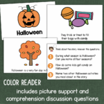 HALLOWEEN Decodable Readers Comprehension Sight Words - Made By Teachers
