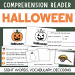 HALLOWEEN Decodable Readers Comprehension Sight Words - Made By Teachers