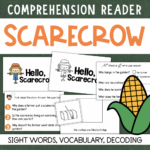 SCARECROW Decodable Readers Comprehension Sight Words - Made By Teachers