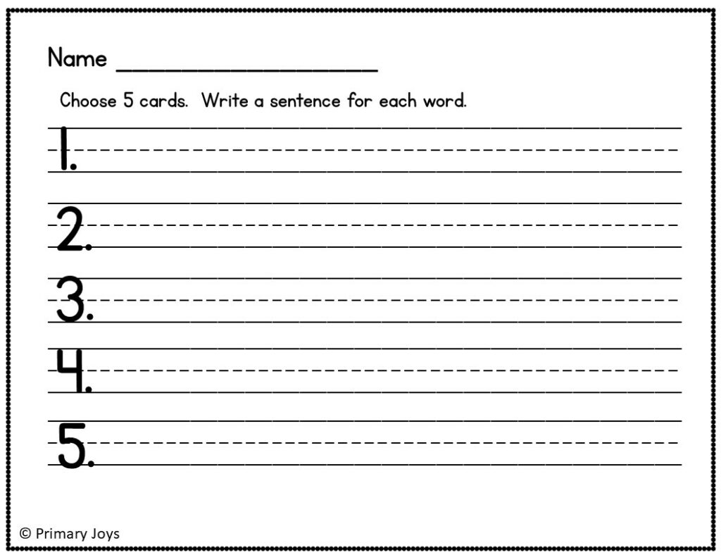 Fall Word Cards and Activities - Made By Teachers
