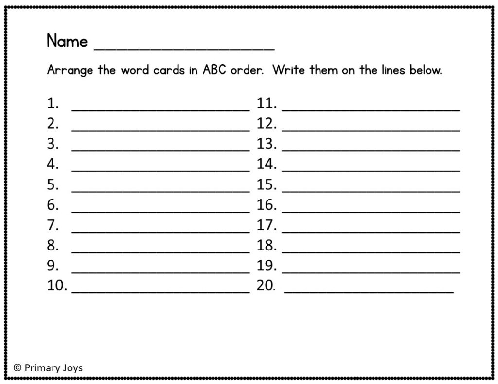 Fall Word Cards and Activities | Made By Teachers