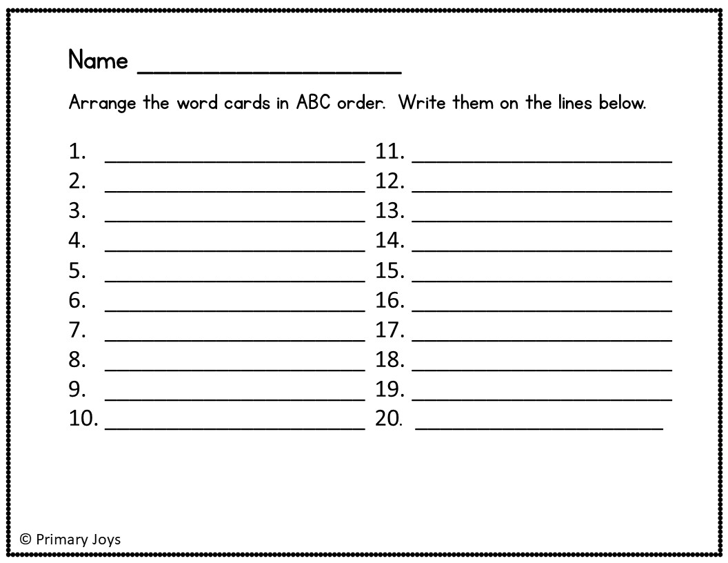 Fall Word Cards and Activities - Made By Teachers