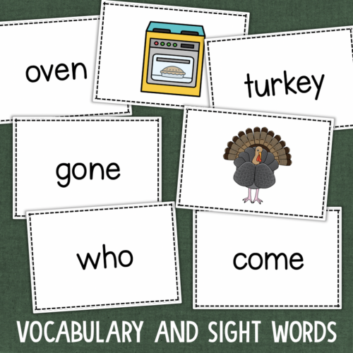 THANKSGIVING Decodable Readers Comprehension Sight Words - Made By Teachers