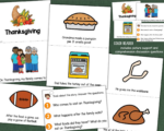 THANKSGIVING Decodable Readers Comprehension Sight Words | Made By Teachers