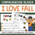 FALL Autumn Decodable Readers Comprehension Sight Words - Made By Teachers