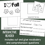 FALL Autumn Decodable Readers Comprehension Sight Words | Made By Teachers