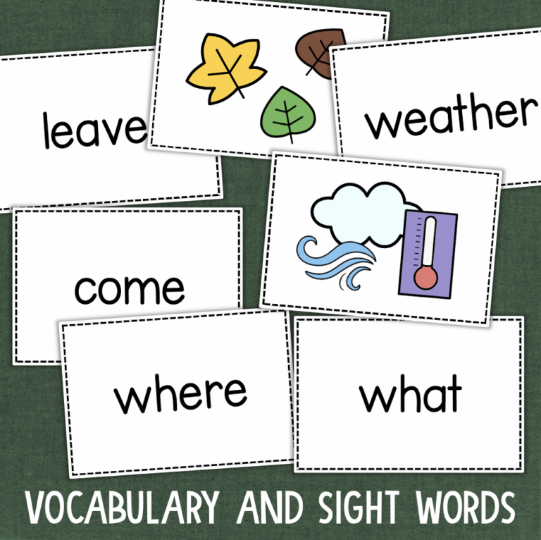 FALL Autumn Decodable Readers Comprehension Sight Words - Made By Teachers
