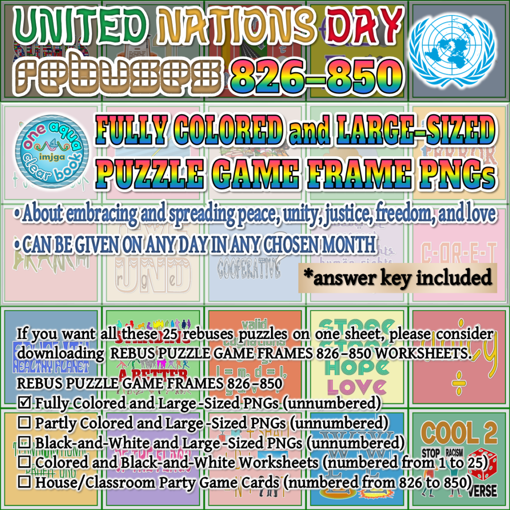 Rebus Puzzle Game Card Frames 1 to 100 | Made By Teachers