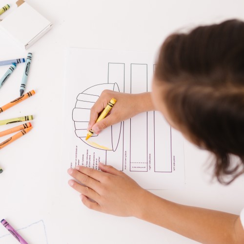 Builder Helmet Construction Paper Crown Printable Coloring Craft ...