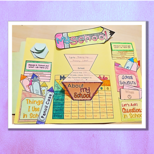 School Interactive Lapbook - Made By Teachers