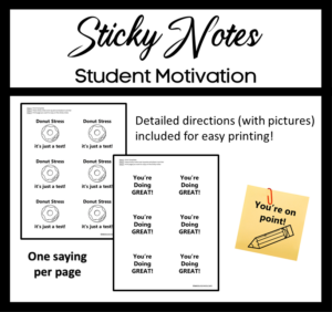 Encouraging Test Taking Notes for Students - Made By Teachers