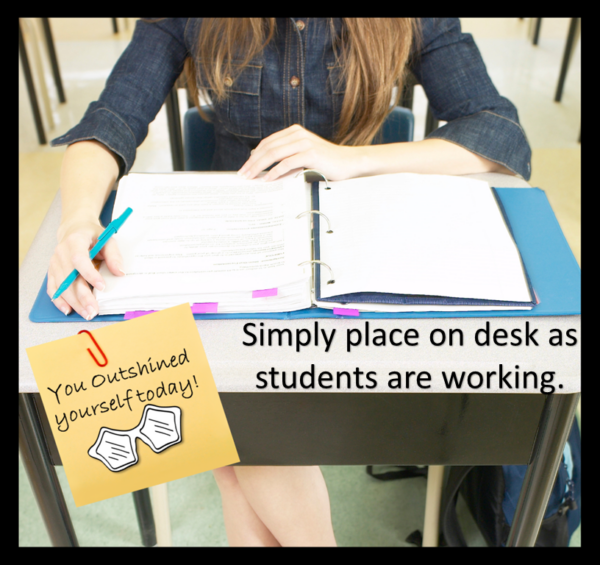 Positive Notes for Students Sticky Notes - Made By Teachers