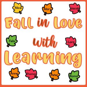 Fall Editable Bulletin Board Décor | Autumn Door Decor - Made By Teachers