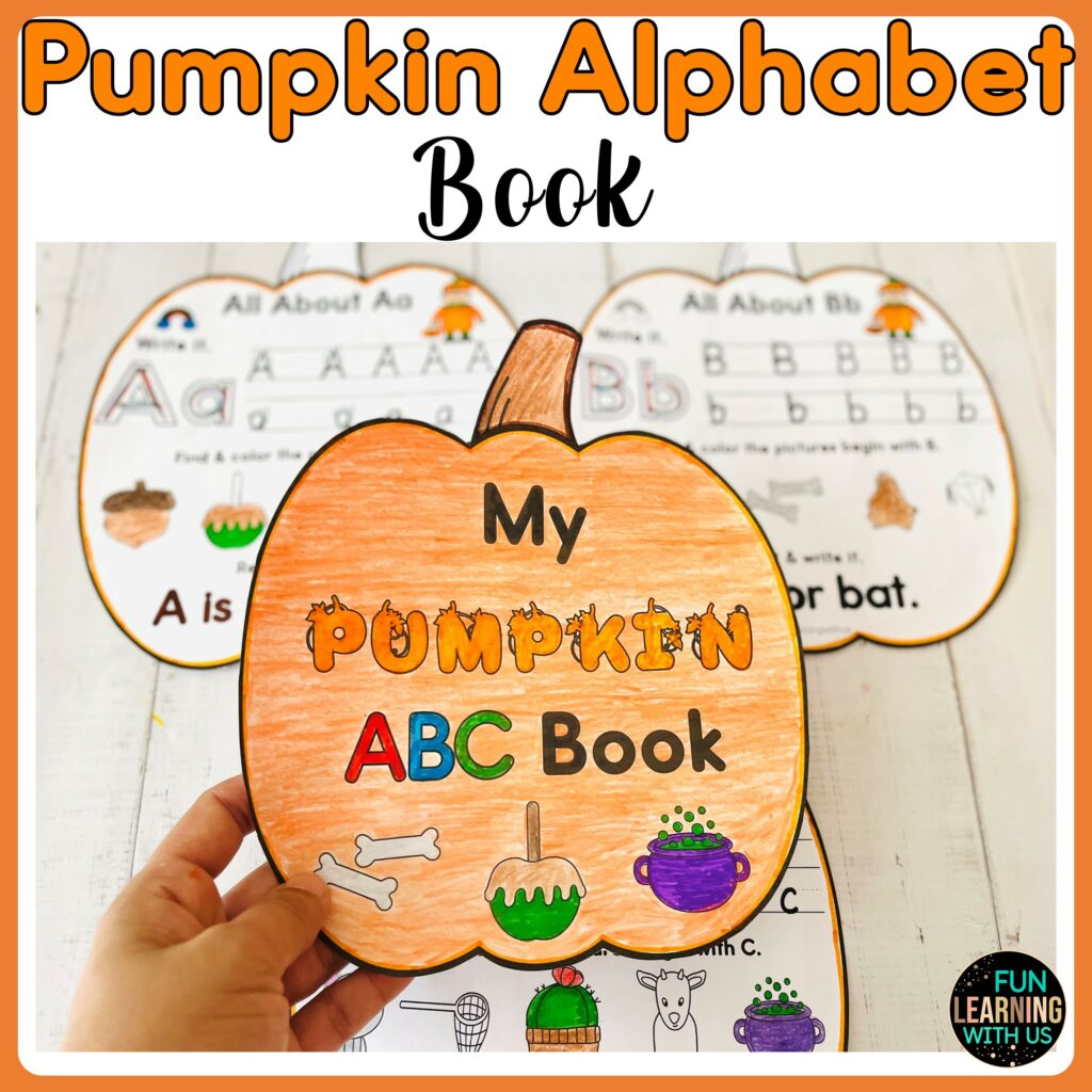 Pumpkin ABC Practice Book | October Pumpkin Week Alphabet Worksheets ...