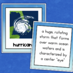 Weather and Climate Vocabulary Cards with Pictures & Definitions - Made ...