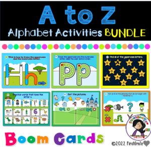 A-Z Alphabet Activities Boom Cards (26 decks) | Made By Teachers