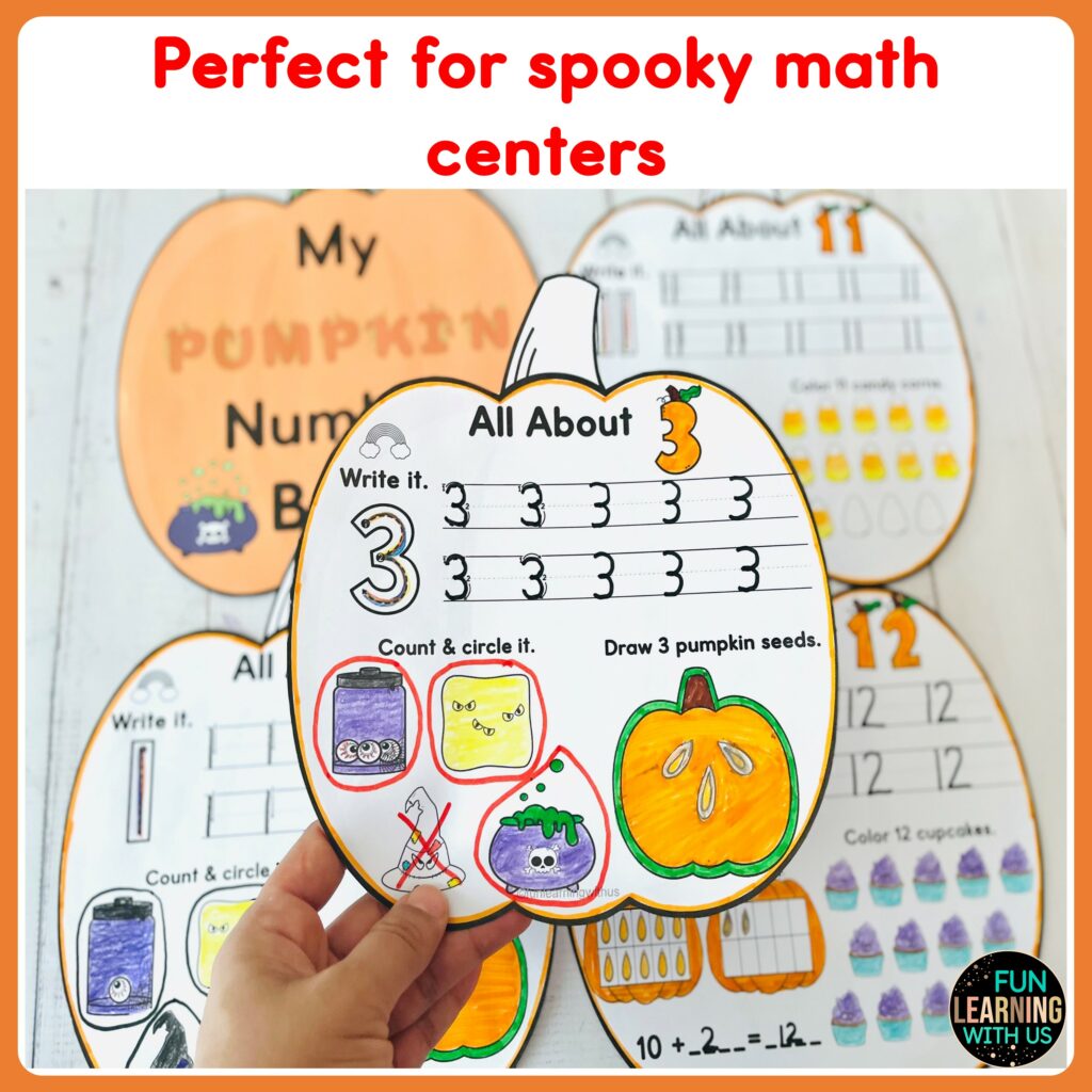 Pumpkin Number Practice Book | October Pumpkin Week Worksheets | Made ...