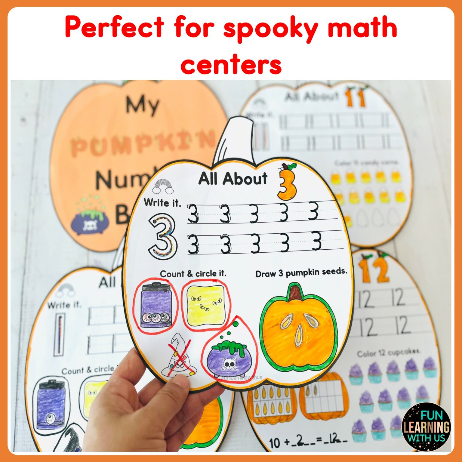 Pumpkin Number Practice Book | October Pumpkin Week Worksheets - Made ...