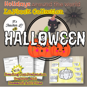 Halloween Lapbook with Reading Comprehension Activities | Made By Teachers