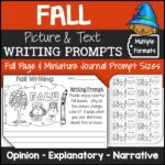 Fall Picture Writing Prompts (Opinion, Explanatory, Narrative) | Made ...