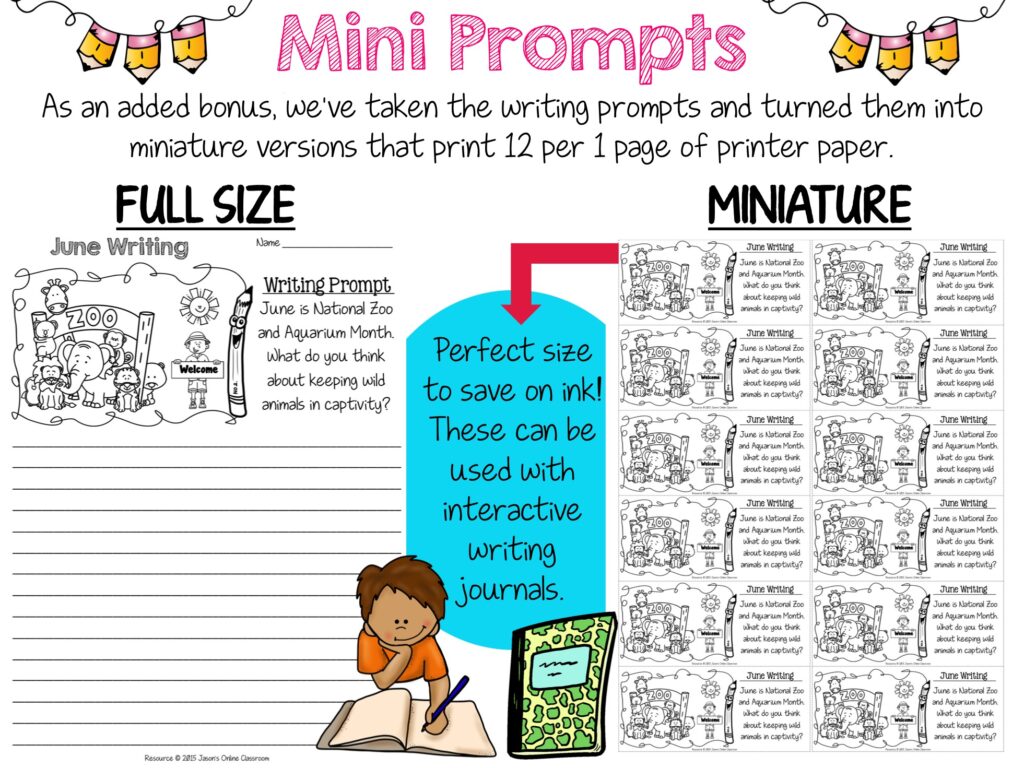 June Picture Writing Prompts (Opinion, Explanatory, Narrative) | Made ...
