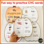 Autumn CVC Worksheets | Fall Pumpkin CVC word building Activity - Made ...