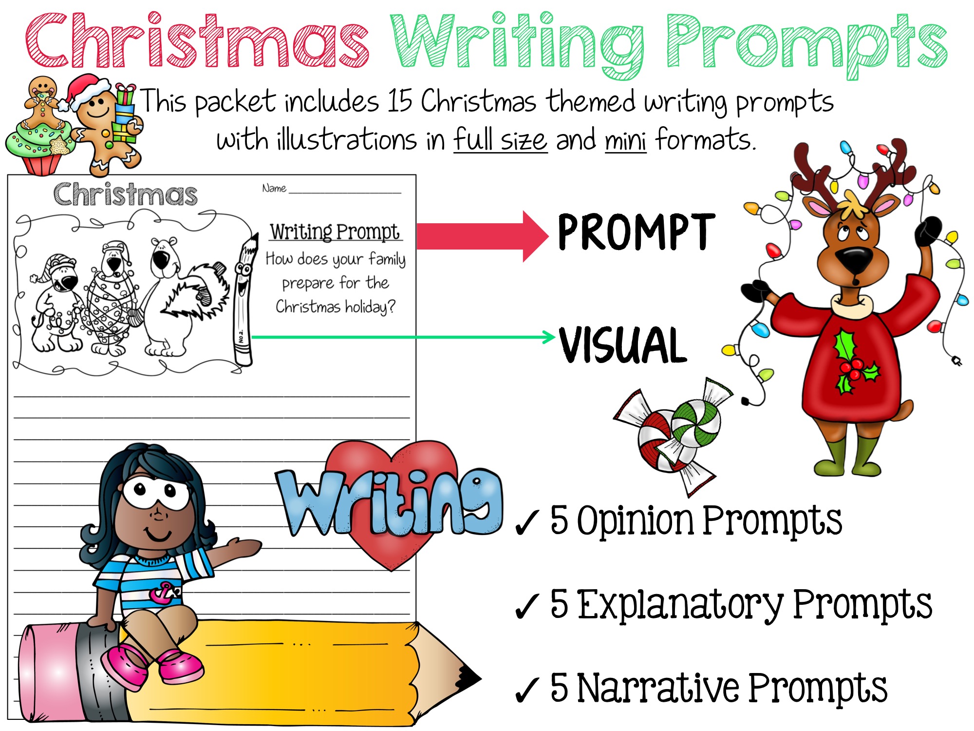 Christmas Writing Prompts | Made By Teachers