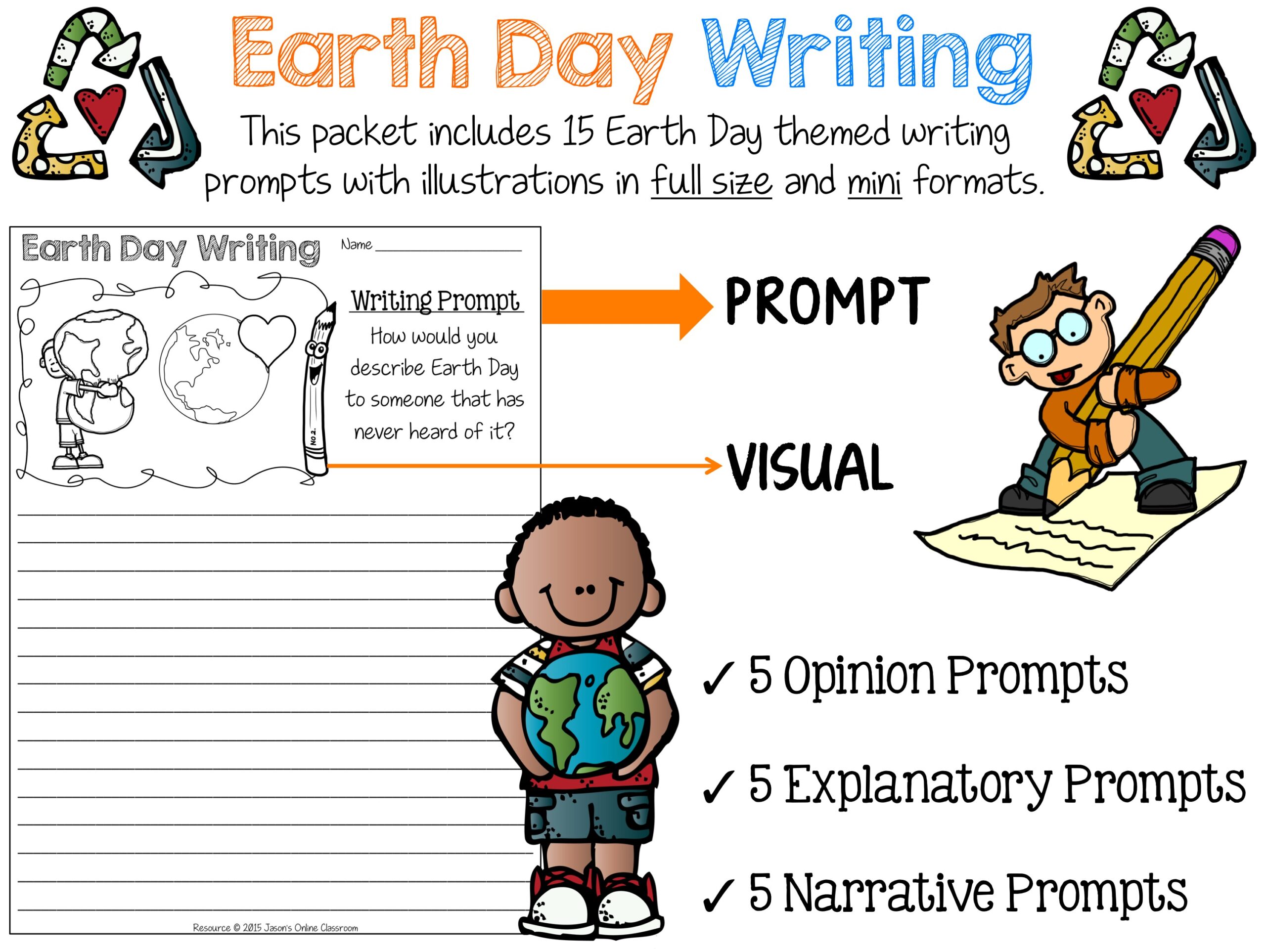 Earth Day Writing Prompts | Made By Teachers