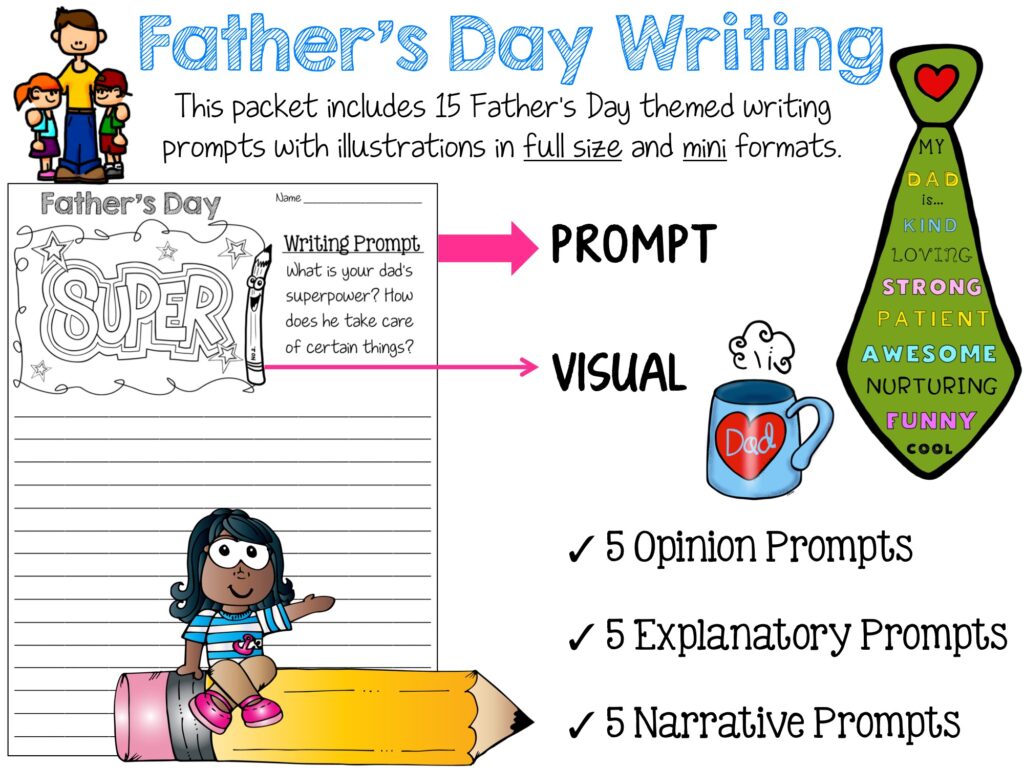 Father's Day Writing Prompts | Made By Teachers