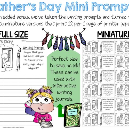 Father's Day Writing Prompts | Made By Teachers
