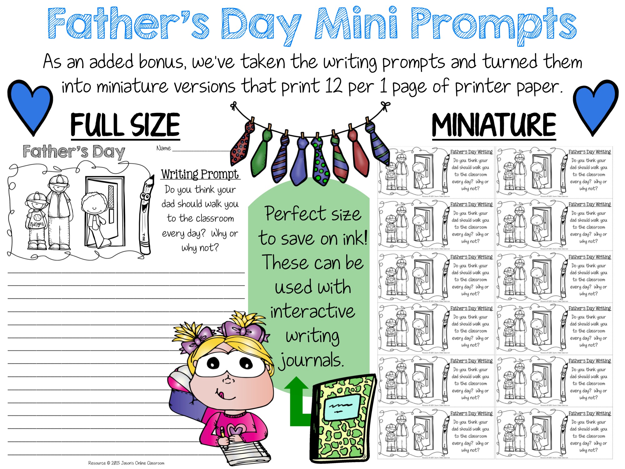 Father's Day Writing Prompts | Made By Teachers