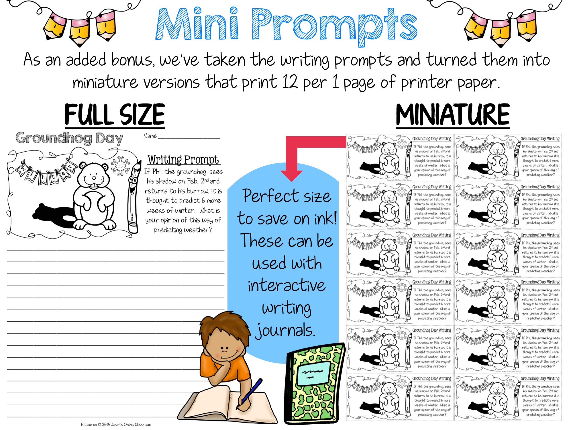 Groundhog Day Writing Prompts | Made By Teachers