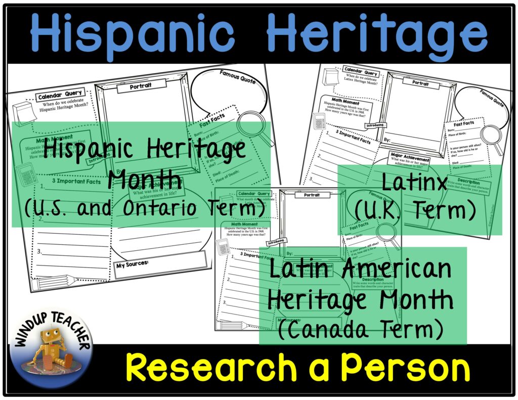 Hispanic Heritage History Month Activity Sheet | Made By Teachers