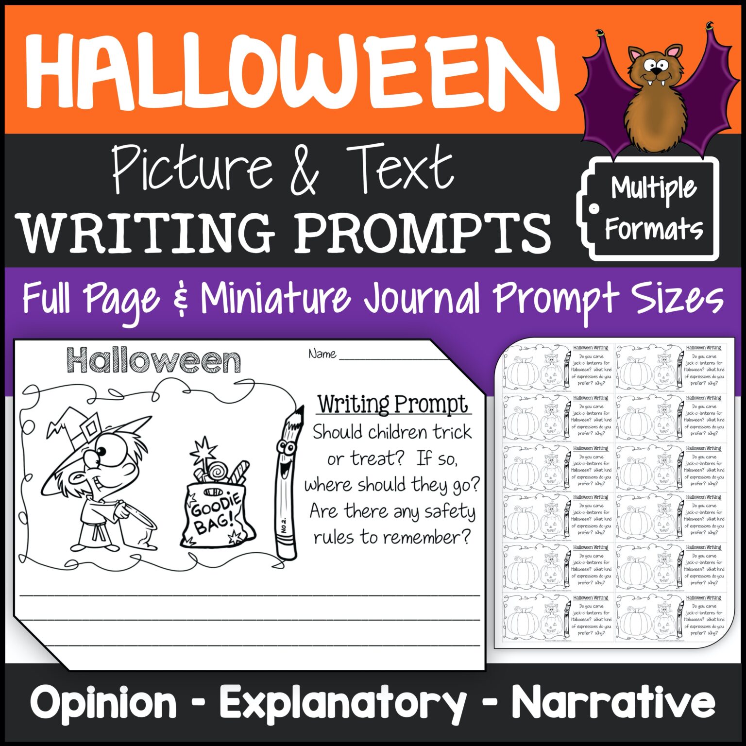 Halloween Writing Prompts - Made By Teachers