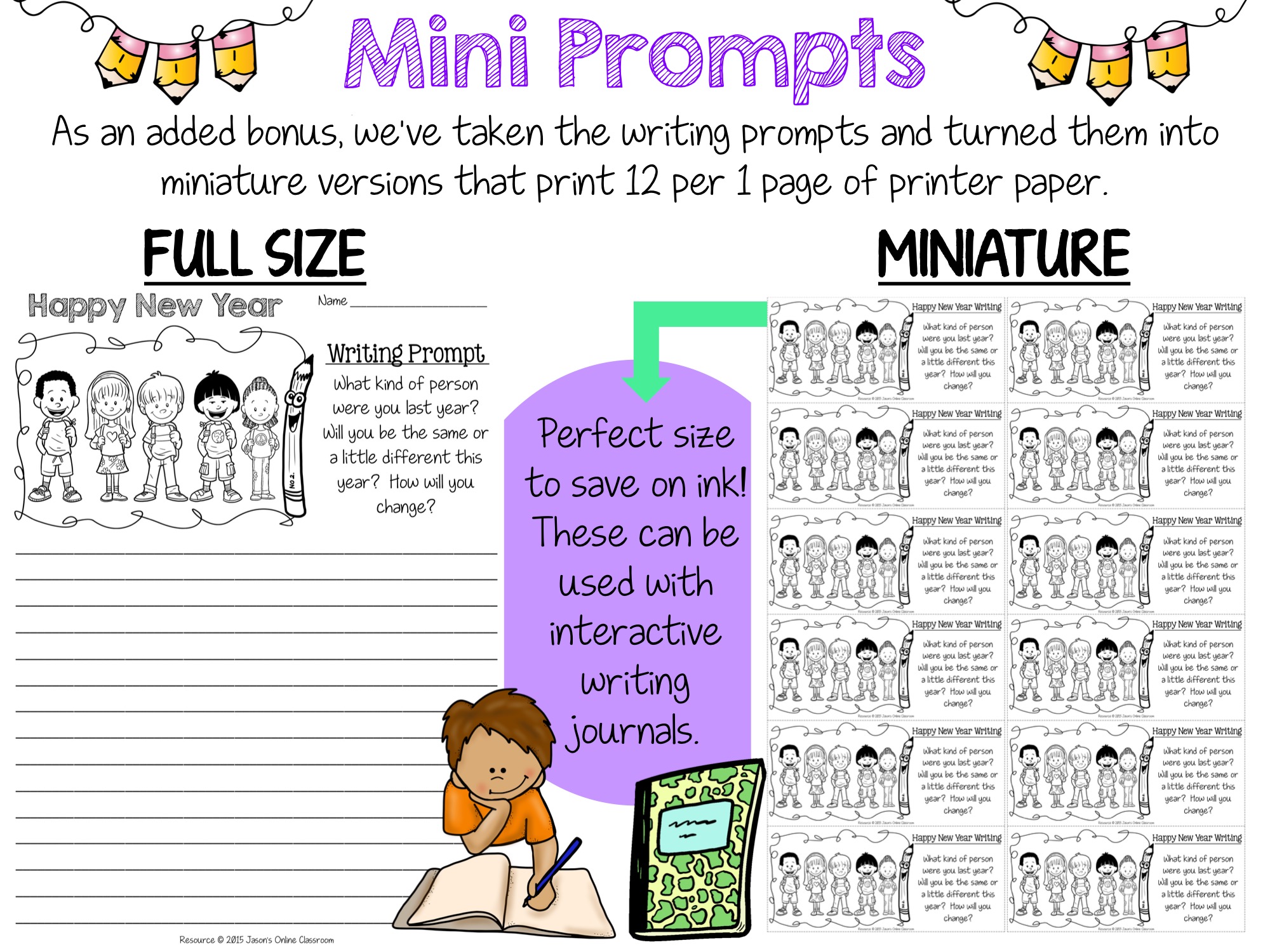 New Year's Writing Prompts - Made By Teachers